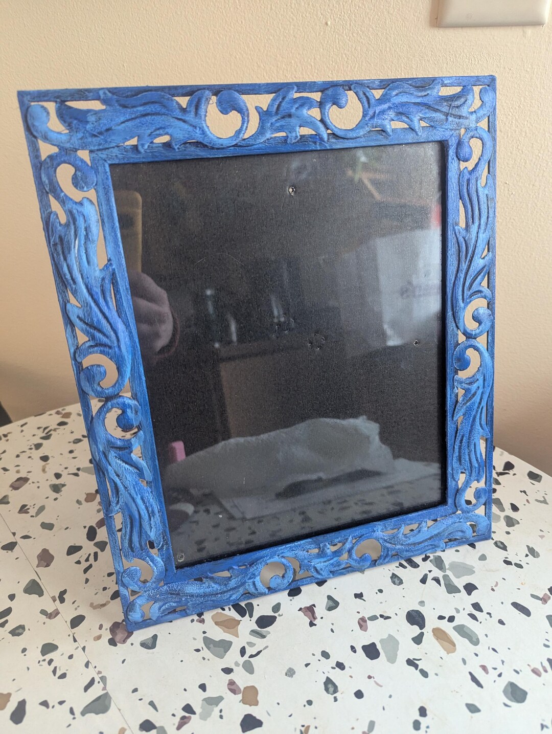 Very Unique, Early 2000's Large Metal Picture Frame for 8x10 Photo ...