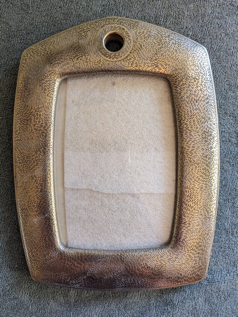 Vintage 1993 Terragrafics Metal 5x7 Picture Frames Tabletop - Etsy