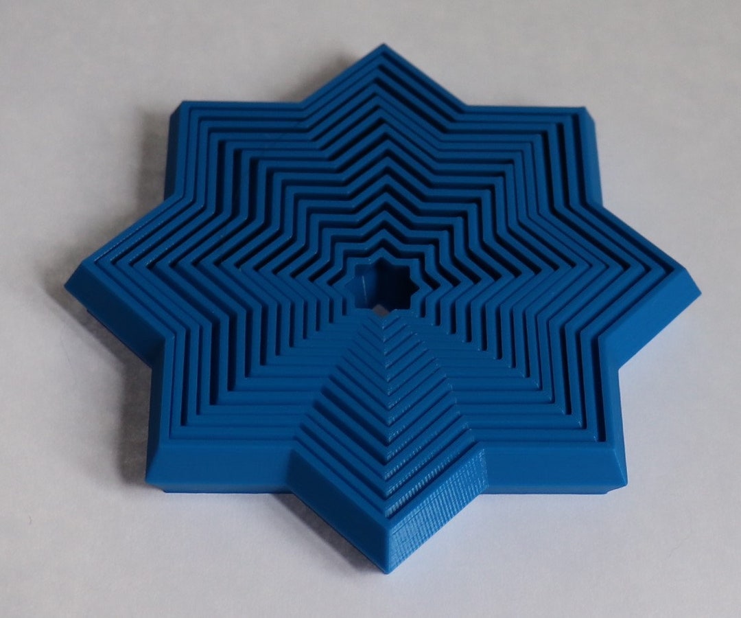 3D Printed Fidget Star - Etsy