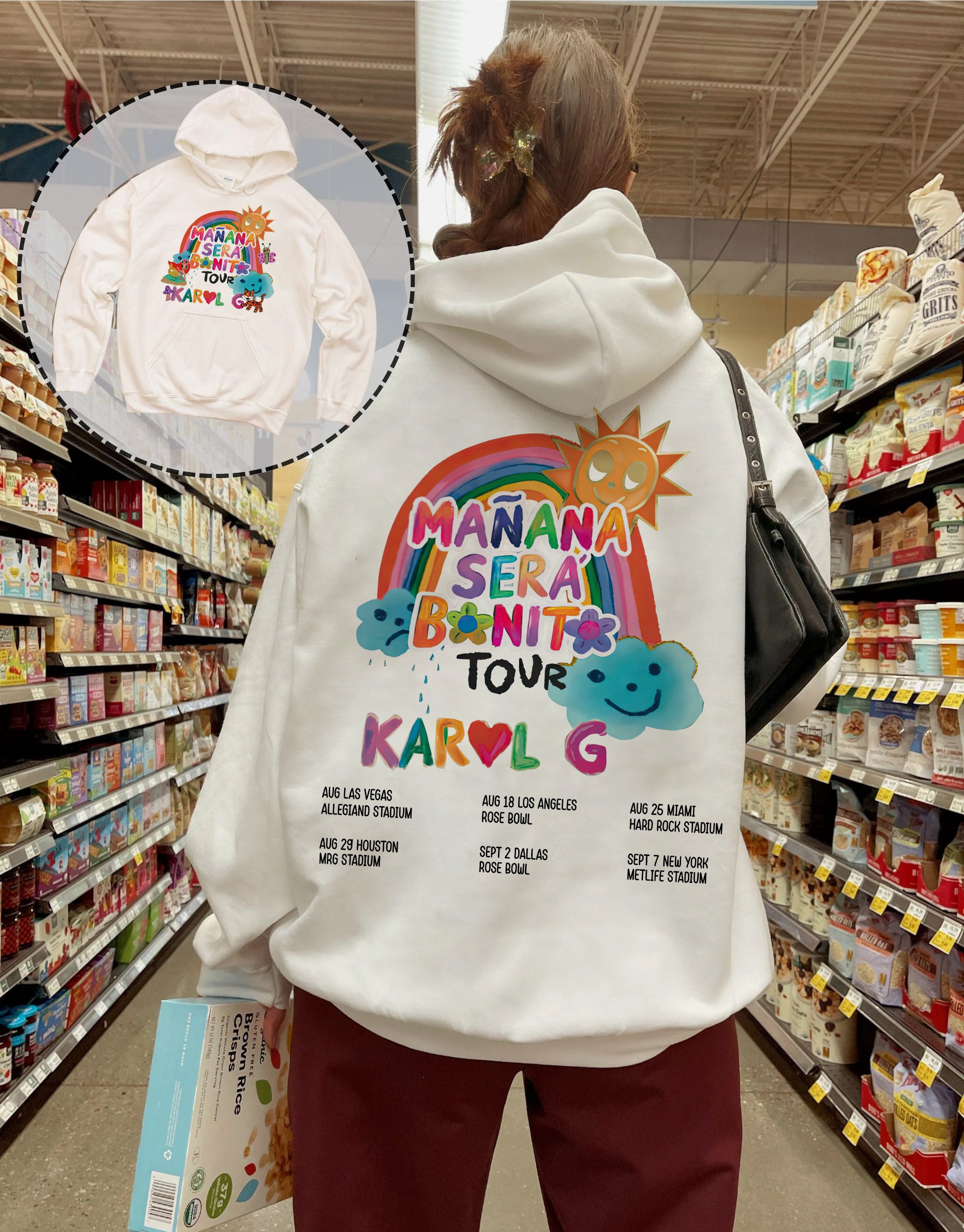 Karol G 2side Maana Sera Bonito Tour Shirt, Karol G Kute Shirt, Karol G ...