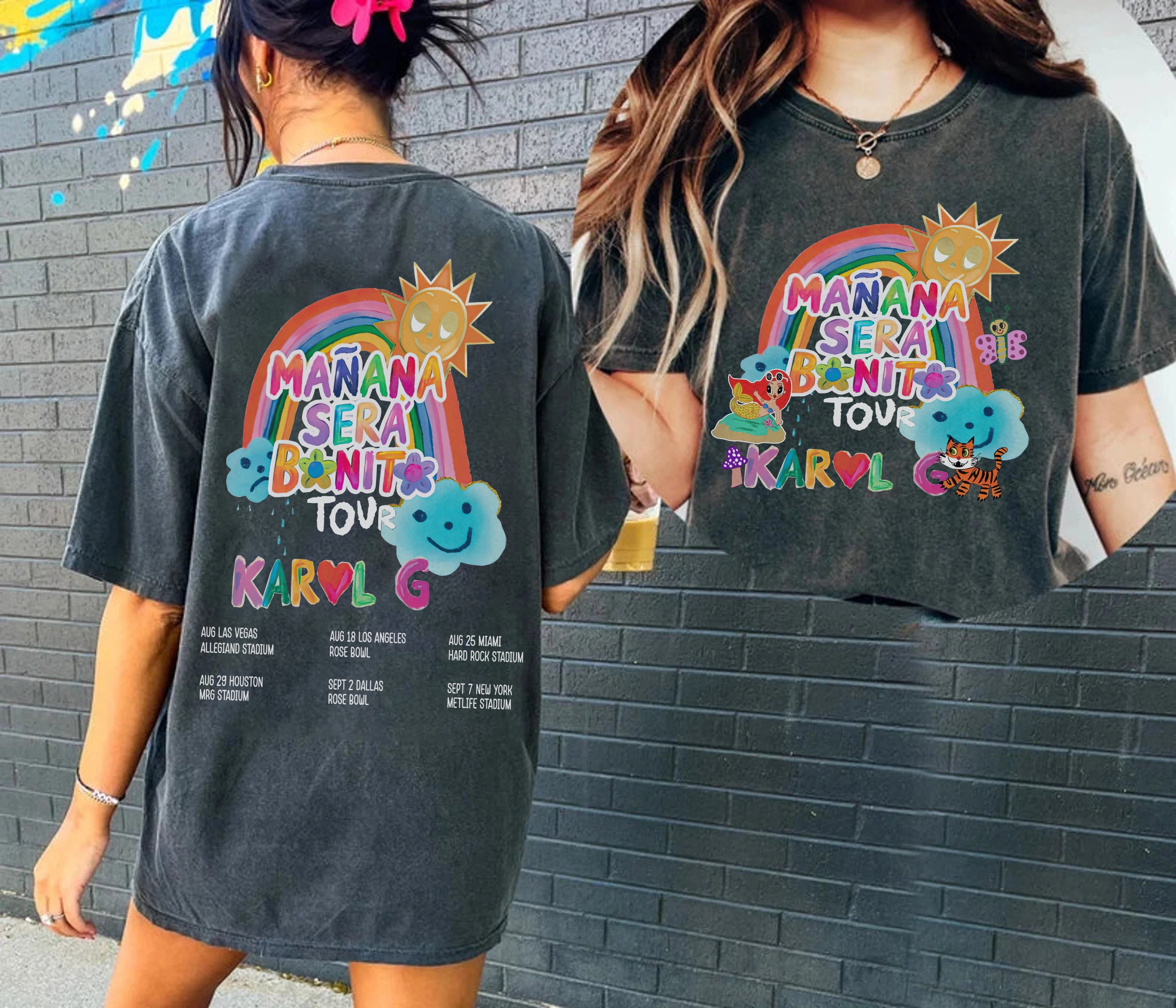 Karol G 2side Maana Sera Bonito Tour Shirt, Karol G Kute Shirt, Karol G ...
