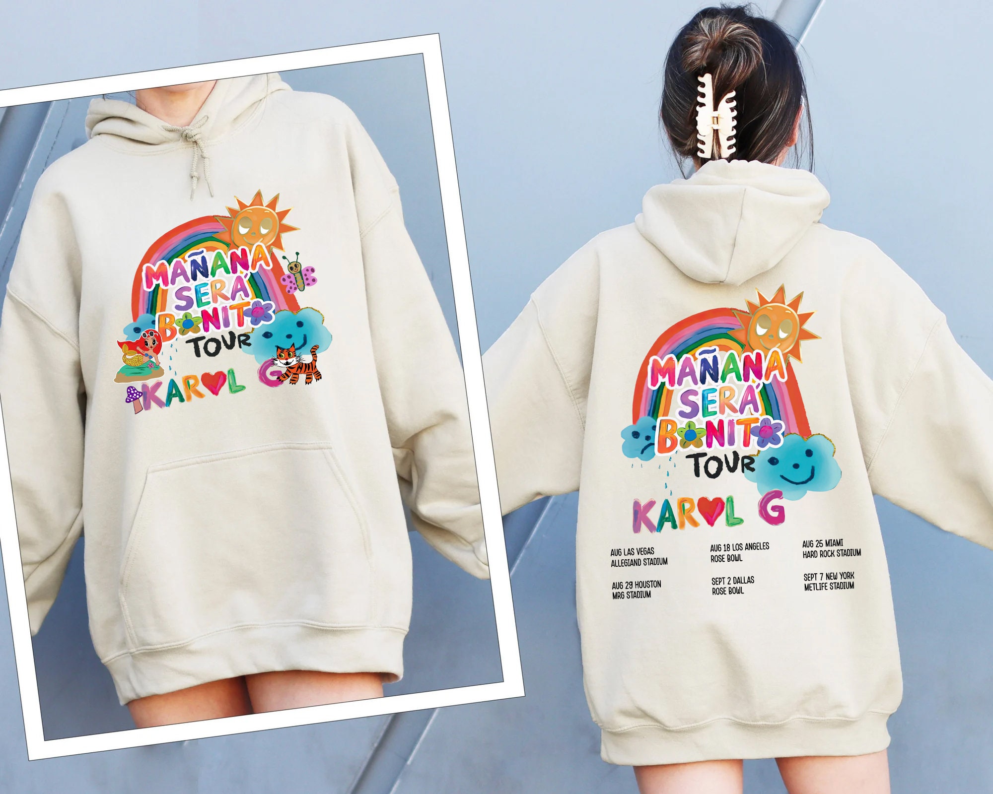 Karol G 2side Maana Sera Bonito Tour Shirt, Karol G Kute Shirt, Karol G ...