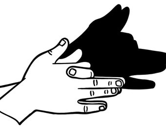 Dog Shadow Puppet - Etsy