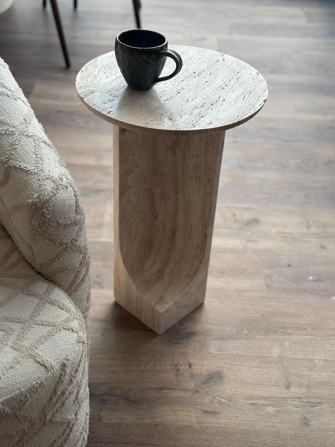 Travertine Coffee Table, Travertine Side Table, Travertine Table, Custom Order Table, Hand Made ...