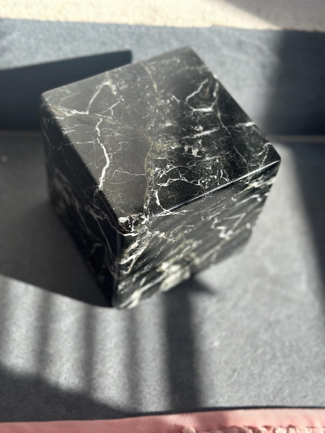 Calacatta Monet Marble Door Stopper: Decorative Bookend Paperweight - Etsy