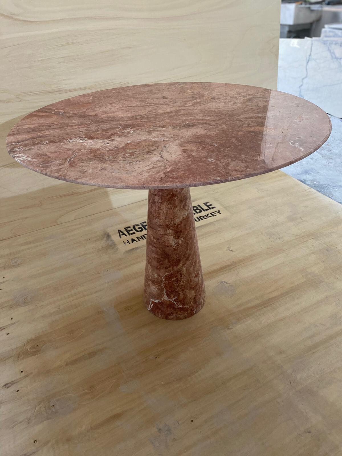 Red Travertine Coffee Table Travertine Side Table Travertine - Etsy