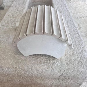 Custom Size Marble Travertine Wall Cladding Panel, Concave Tiles ...