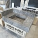 Aqua Luna Grey Marble Sink, Grey Marble Washbasin, Handmade Marble Sink ...