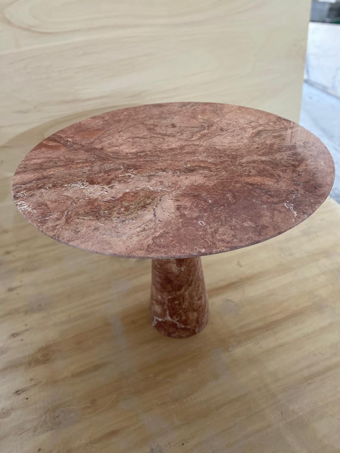 Red Travertine Coffee Table Travertine Side Table Travertine - Etsy