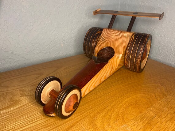 Handmade Wooden Drag Racing Car - Etsy UK