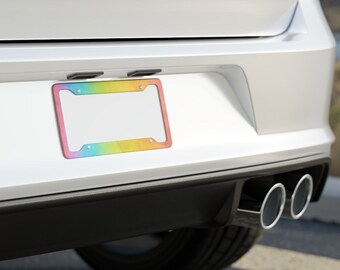 Gay Pride License Plate Frame - Etsy