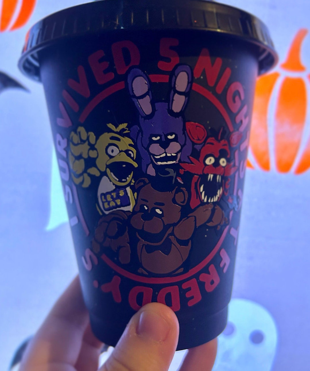 Five Nights at Freddy's 16oz Cold Cup Personalised Cold Cup Gifts for ...