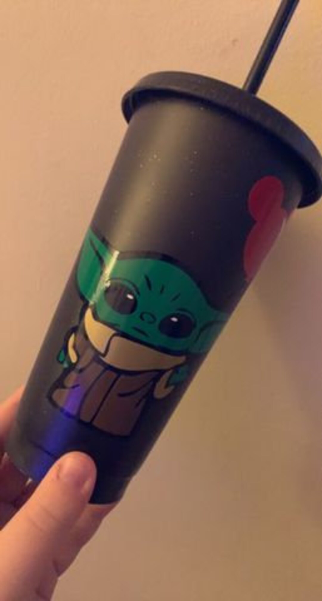 16/24 Oz Baby Yoda Cold Cup Yoda Baby Yoda Cold Cup 24oz Cup Gifts for ...