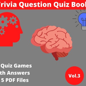 Trivia Brain Workouts Book - Instant Download Printable Quizzes - Etsy