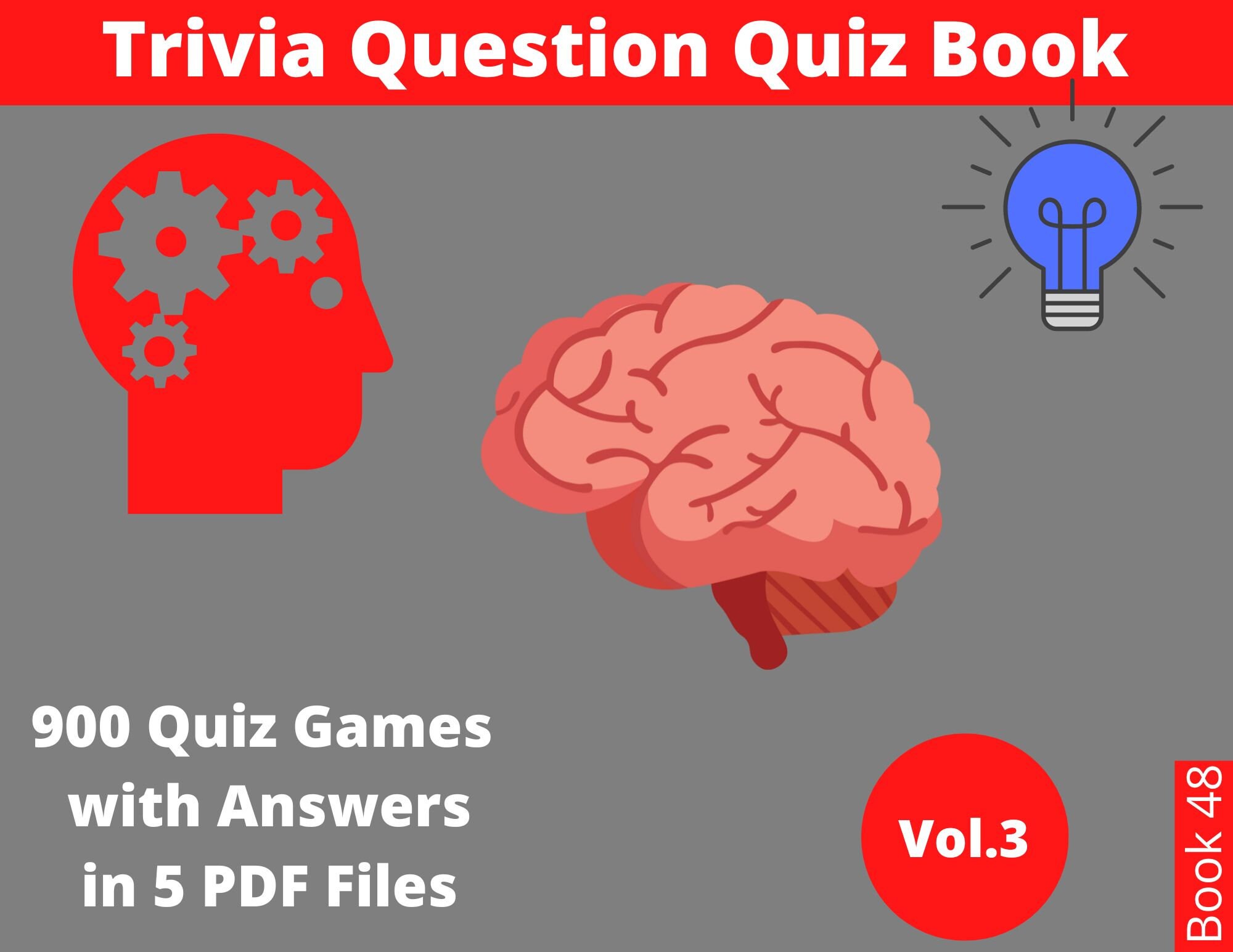 Trivia Brain Workouts Book - Instant Download Printable Quizzes - Etsy