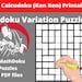 Calcudoku / Mathdoku Printable PDF - 400 Sudoku Variation Puzzles for ...