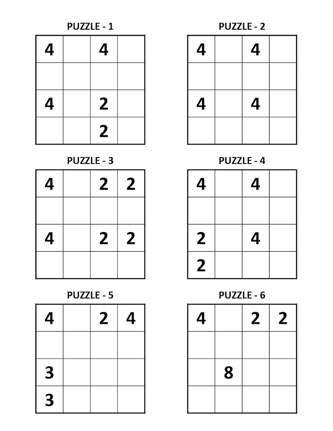 Shikaku Puzzles Printable PDF - 900 Japanese Puzzles for Adults With ...