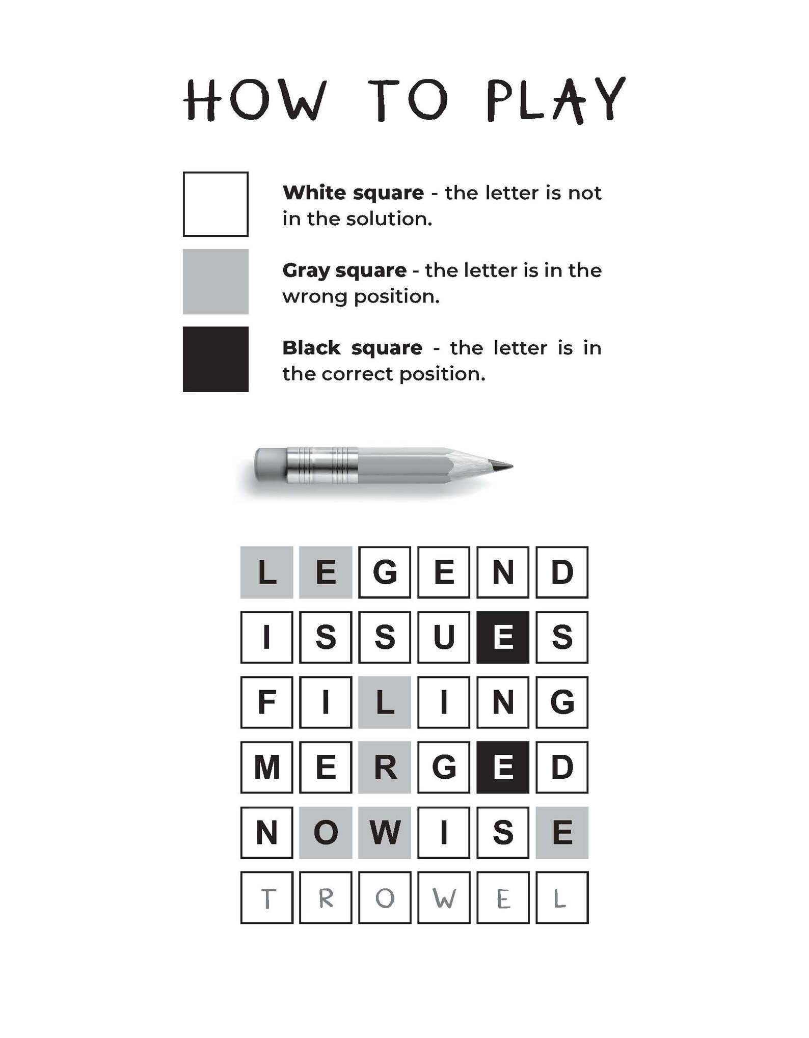 Wordle Challenge Book With 100 Wordle Puzzles and Their Answers, 5 ...