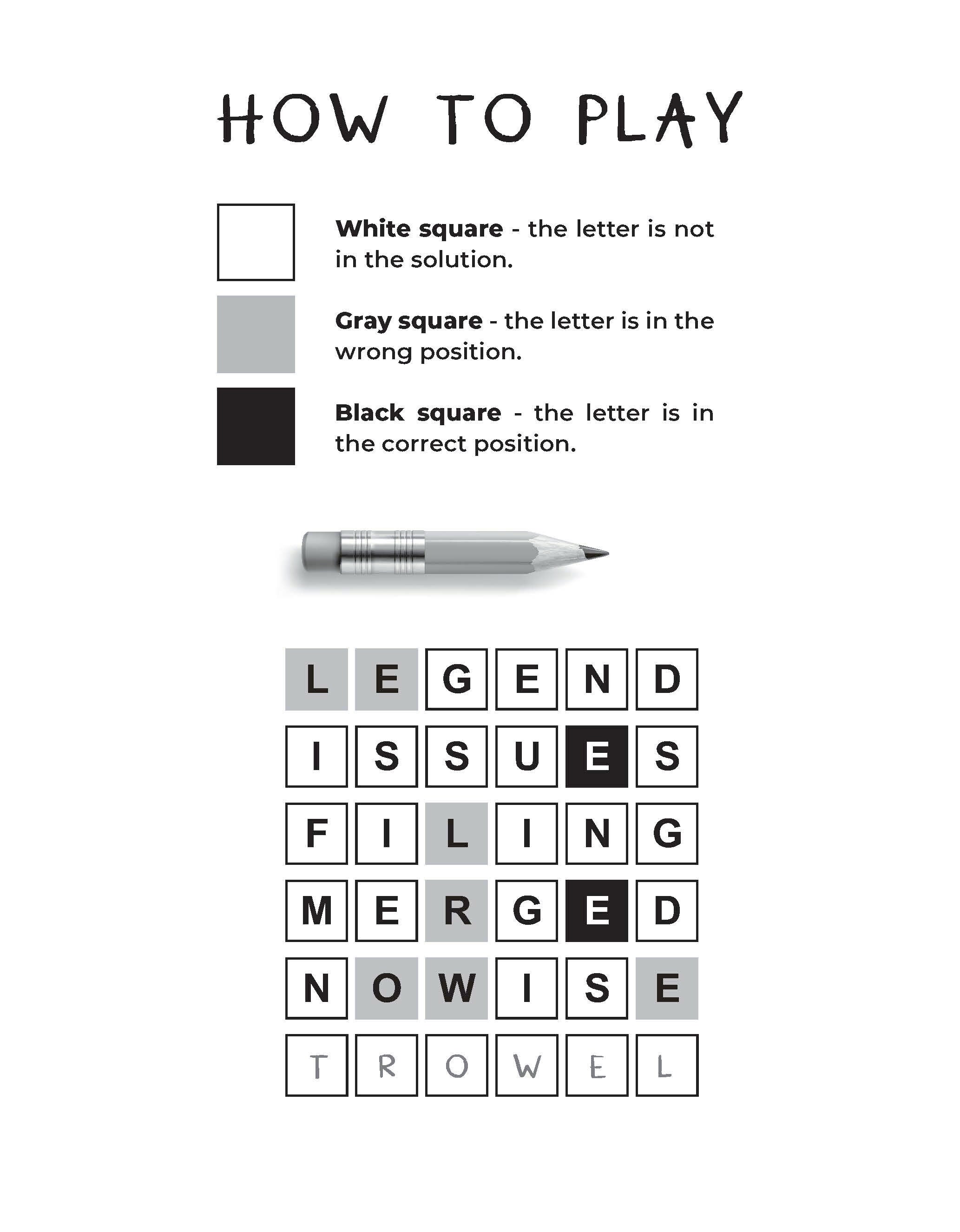 Wordle Challenge Book With 100 Wordle Puzzles and Their Answers, 5 ...