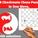 600 Chess Checkmate Puzzles in One Move-chess Printable PDF With ...