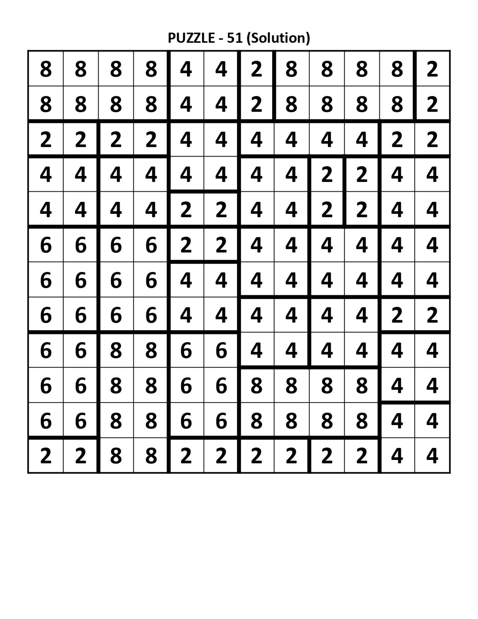 Shikaku Puzzles Printable PDF - 900 Japanese Puzzles for Adults With ...