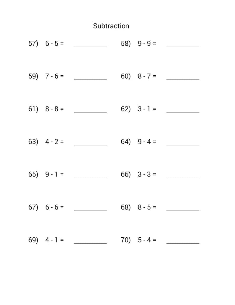 First Grade Math Workbook 4000 Printable Math Drills With Addition and ...