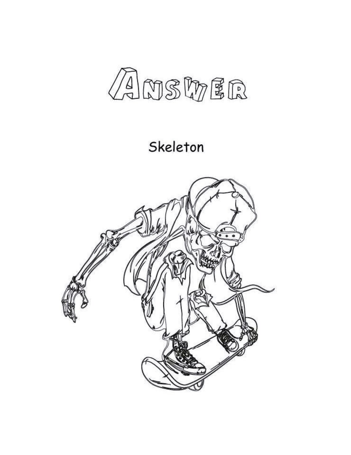 Creepy Halloween Riddles for Kids - Printable Halloween Coloring Book ...