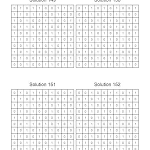 Binario Puzzles Printable PDF - 500 Binary Puzzles to Keep Your Brain ...