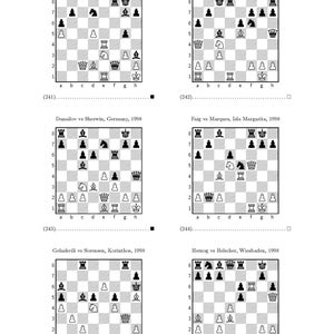400 Chess Checkmate Puzzles in Two and Three Moves Printable PDF -with ...