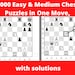 2000 Chess Puzzles in One Move Printable PDF -with Answers - Instant ...