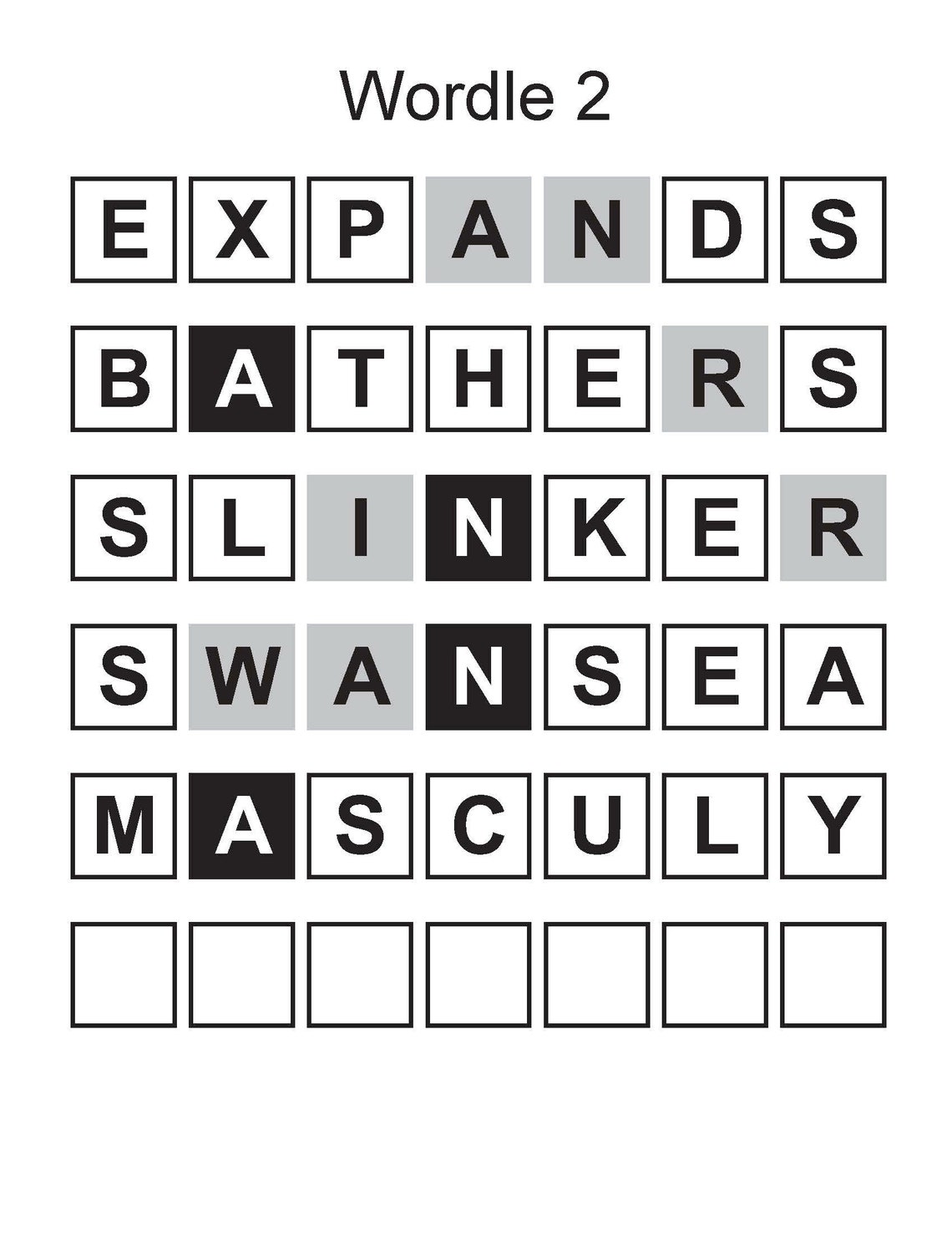 Wordle Challenge Book With 100 Wordle Puzzles and Their Answers, 7 ...