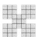 Easy, Medium and Hard Samurai Sudoku Puzzles Printable PDF - 400 Sudoku ...