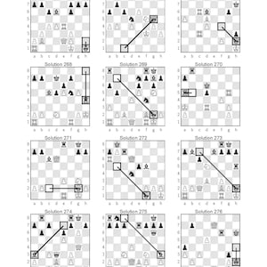 1200 Chess Puzzles in One Move Printable PDF -with Answers - Instant ...