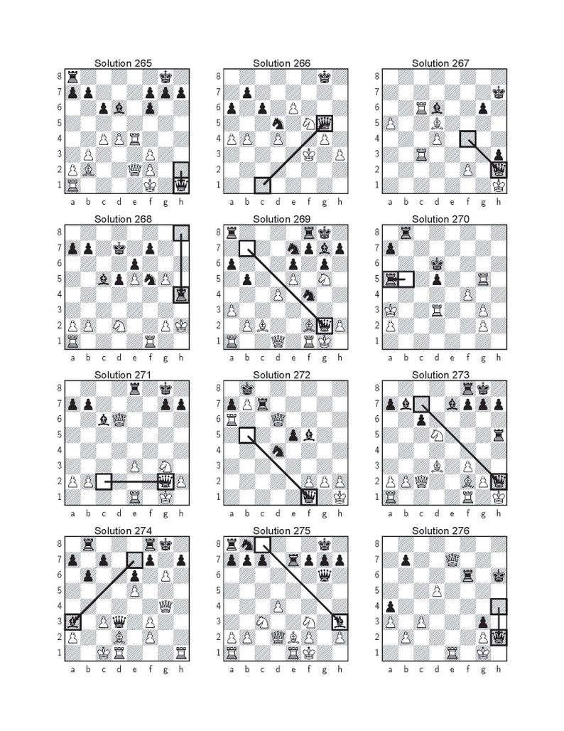1200 Chess Puzzles in One Move Printable PDF -with Answers - Instant ...
