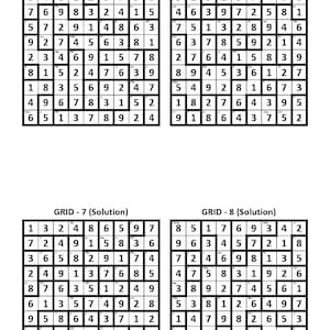 Calcudoku / Mathdoku Printable PDF - 400 Sudoku Variation Puzzles for ...