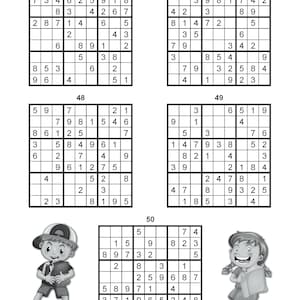 1000 Sudoku Puzzles for Kids With Answers - Kids Sudoku 4x4, Kids ...