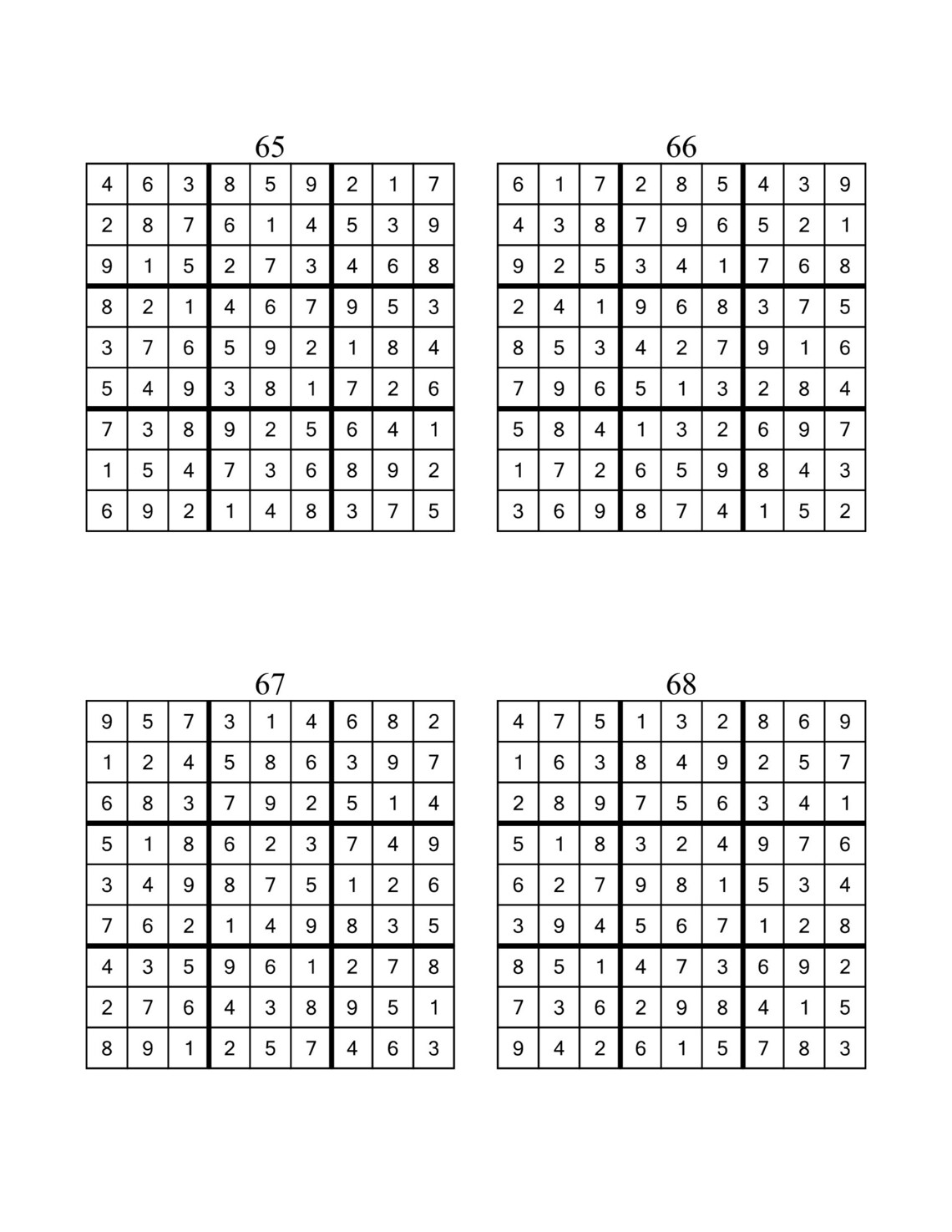 Easy, Medium and Hard Killer Sudoku Puzzles Printable PDF 420 Sudoku ...
