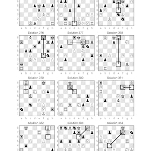 600 Chess Checkmate Puzzles in One Move-chess Printable PDF With ...