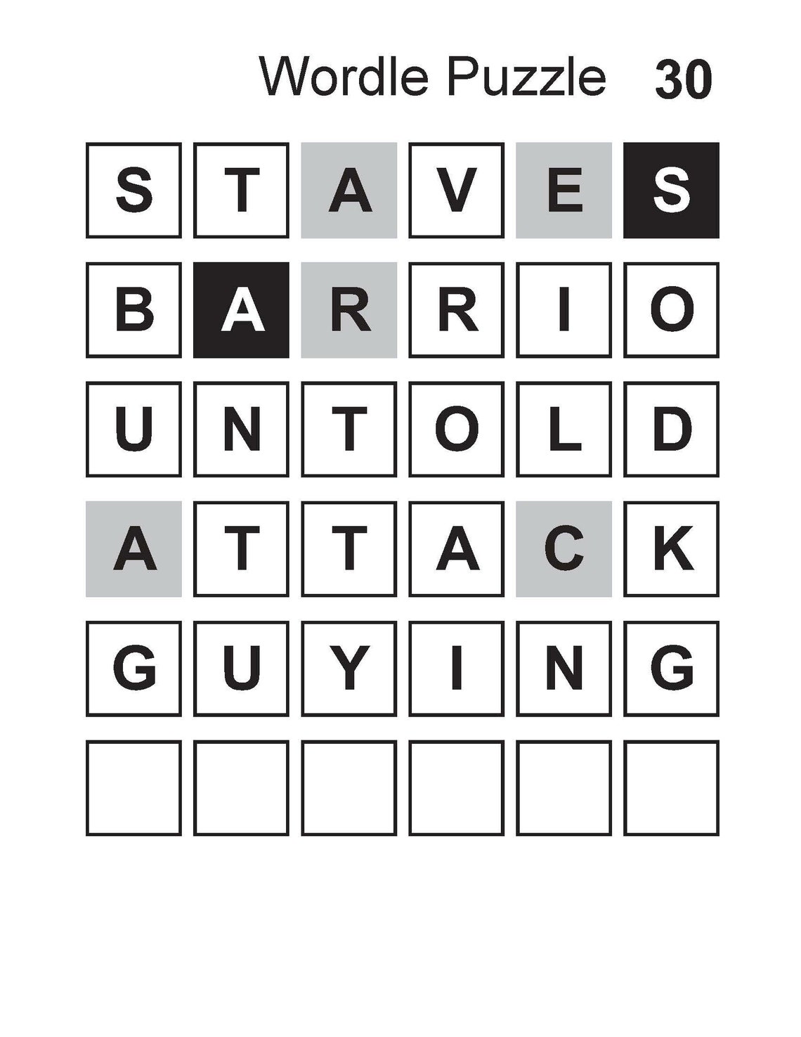 Wordle Challenge Book With 100 Wordle Puzzles and Their Answers ...