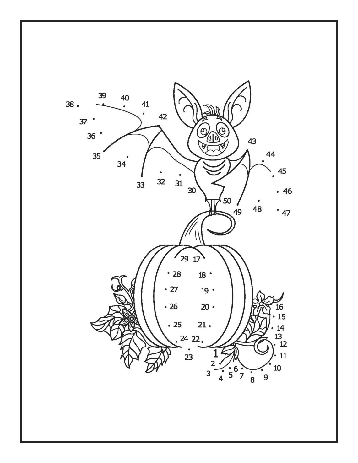 Connect the Dots - Halloween Activities for Kids 130 Pages - Instant ...