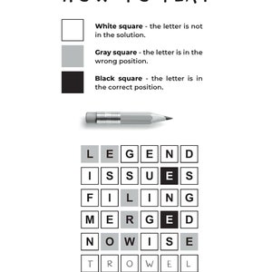 Wordle Challenge Book With 100 Wordle Puzzles and Their Answers, 7 ...