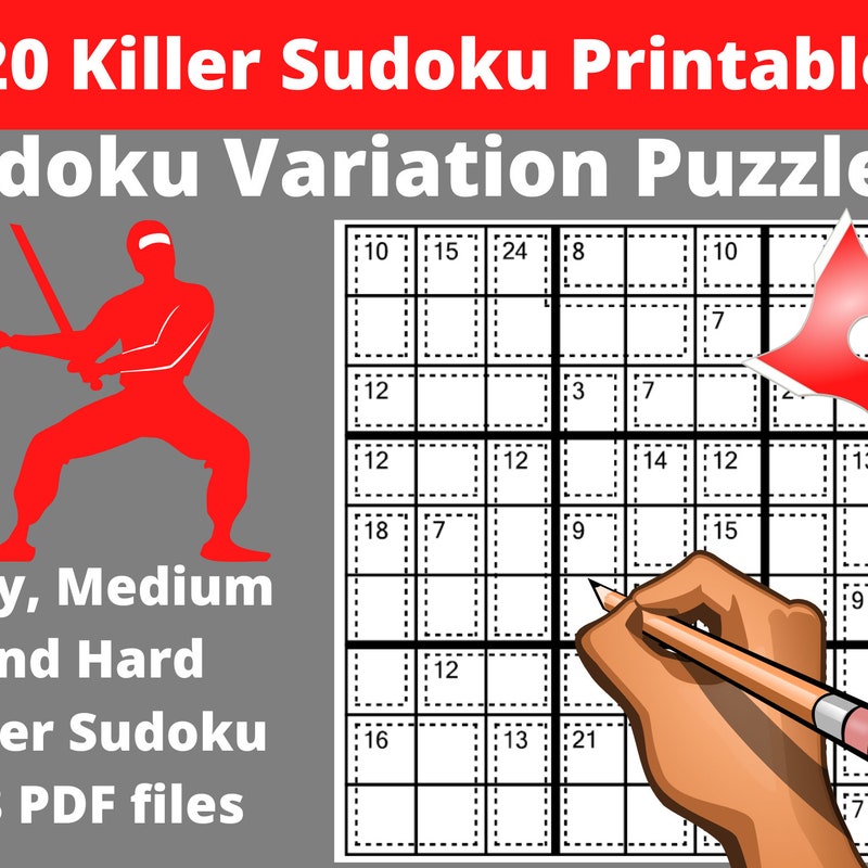 Color Sudoku Printable - Etsy UK