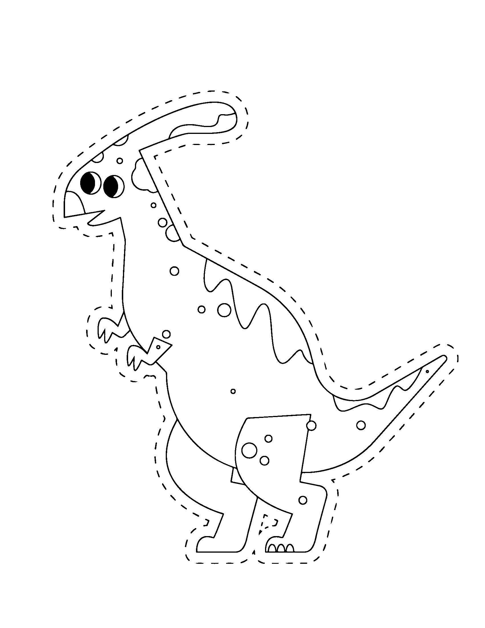 Dinosaur Activity Book for Kids: Dinosaur Coloring Pages, Cut and Paste ...