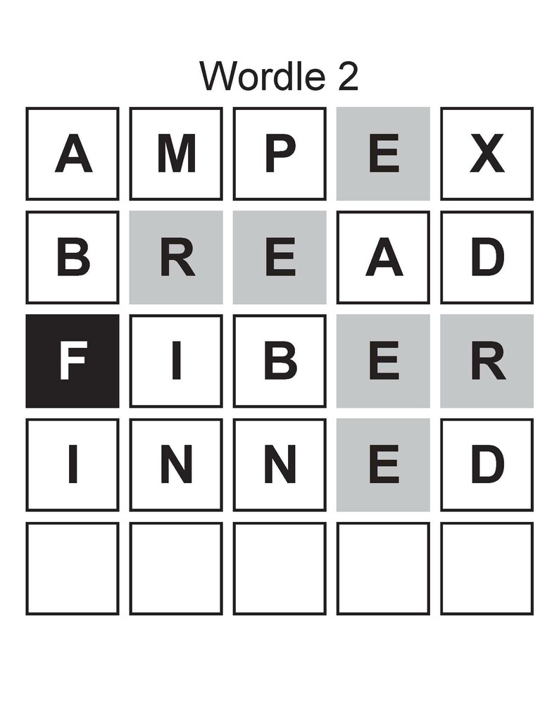Wordle Challenge Book With 100 Wordle Puzzles and Their Answers, 5 ...