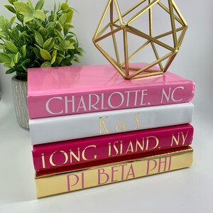 Pink Luxury Decorative Books | Coffee Table Books - Luxury Books ...