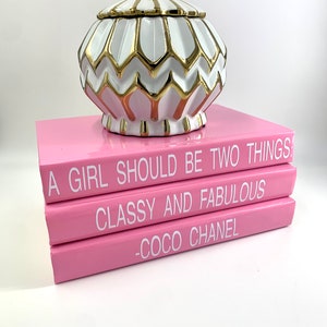 Pink Luxury Decorative Books | Coffee Table Books - Luxury Books ...