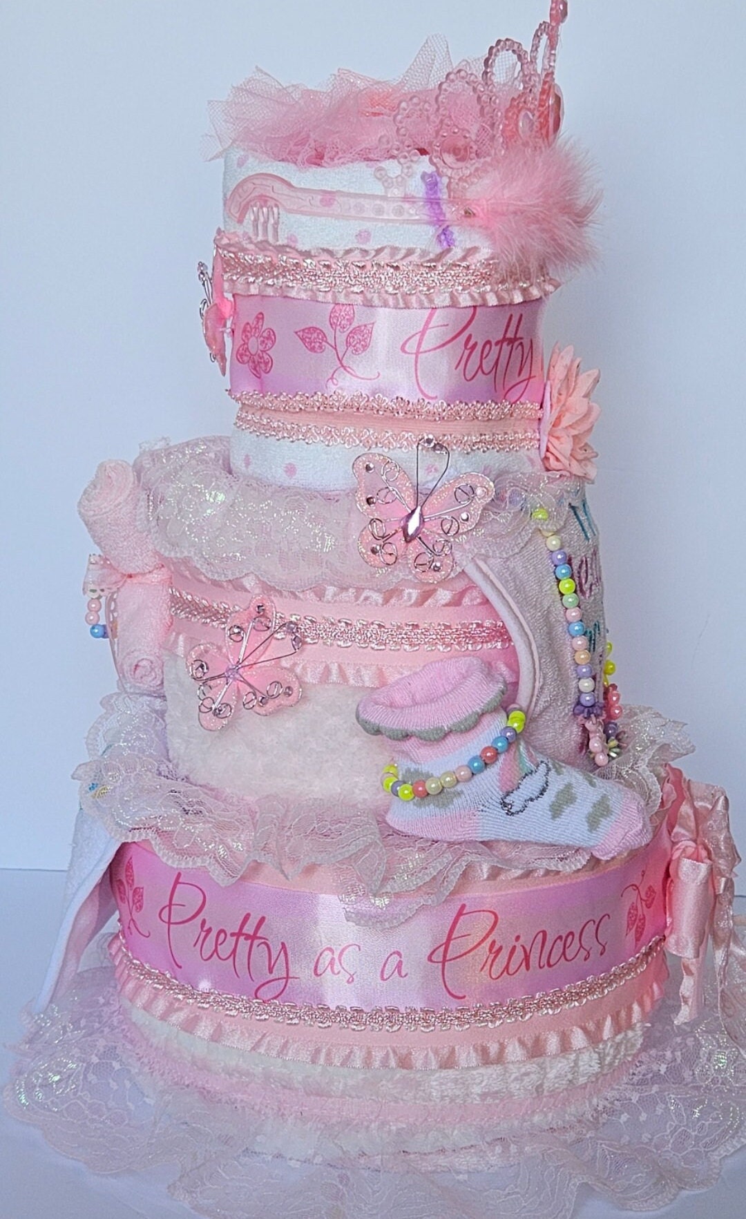 Princess Diaper Cake - Etsy
