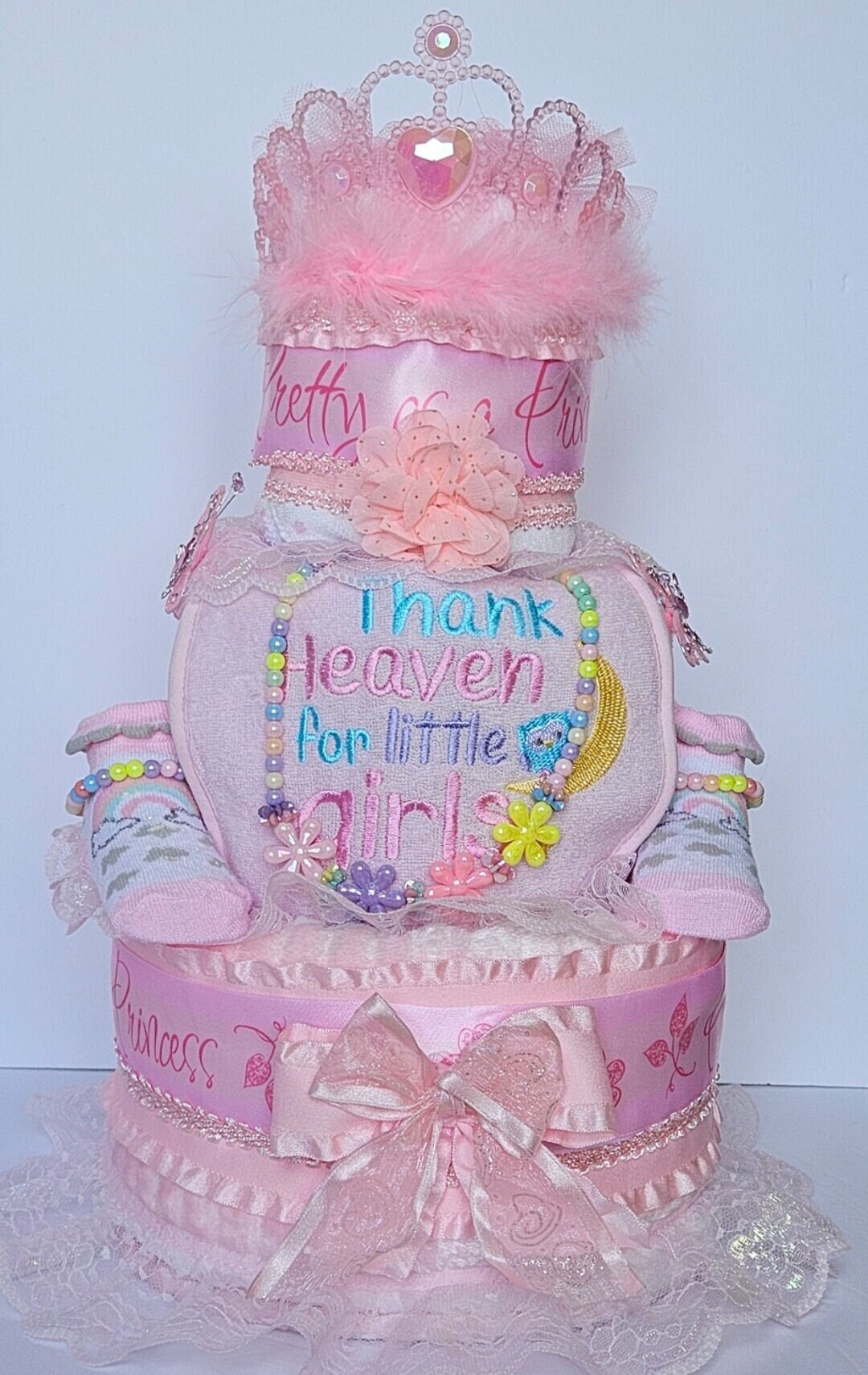 Princess Diaper Cake - Etsy