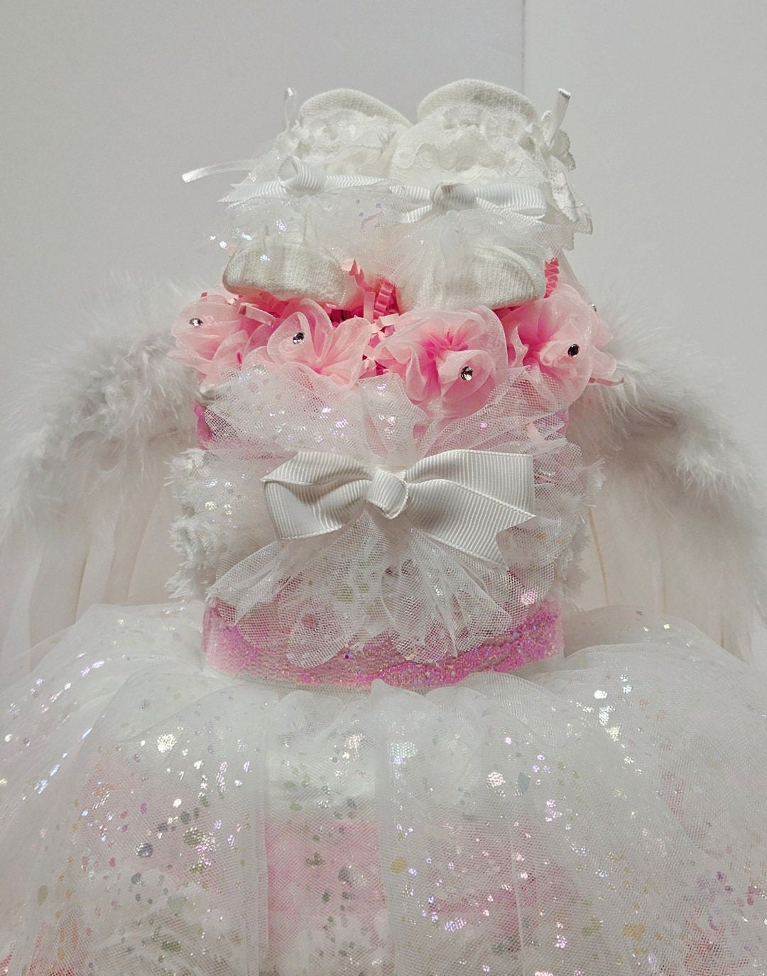 Little Angel Wing Diaper Cake - Etsy