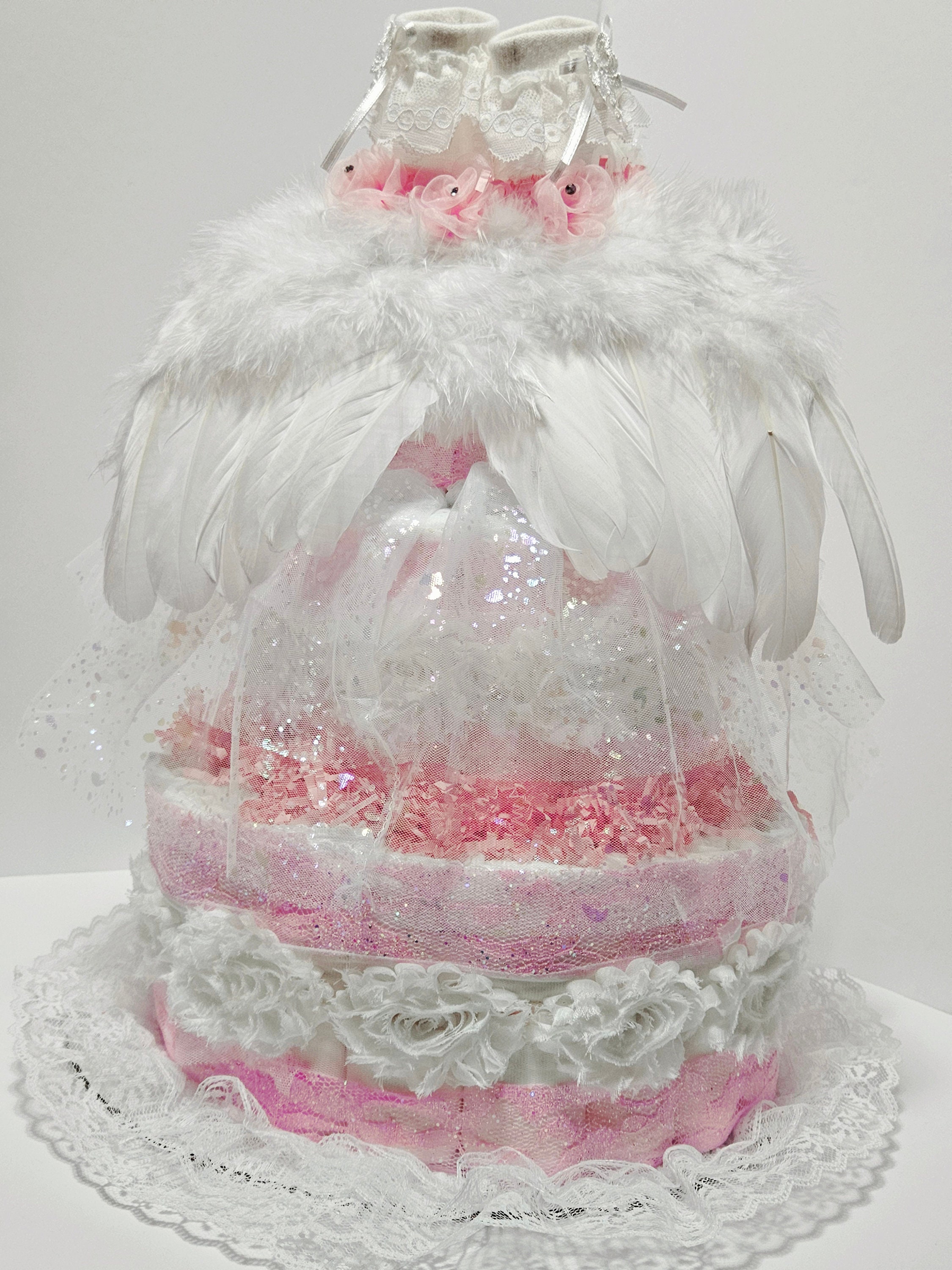 Little Angel Wing Diaper Cake - Etsy